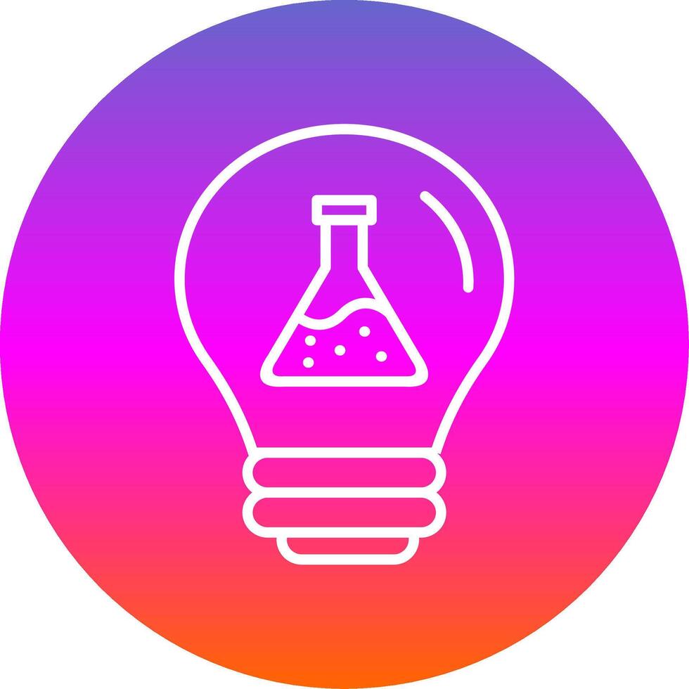 Flask Line Gradient Circle Icon 43634276 Vector Art At Vecteezy