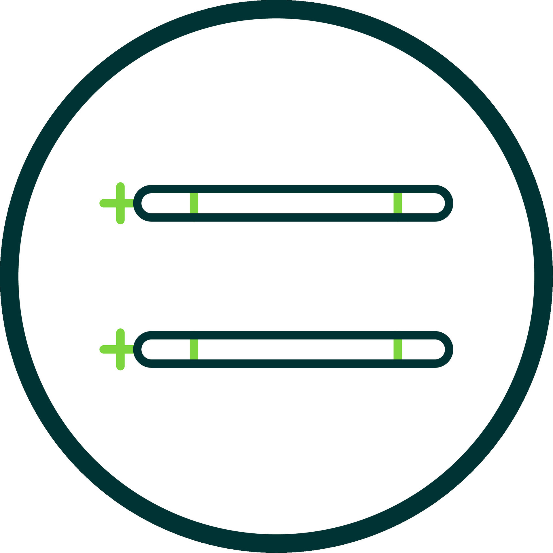 Sticks Line Circle Icon Design 43634365 Vector Art at Vecteezy