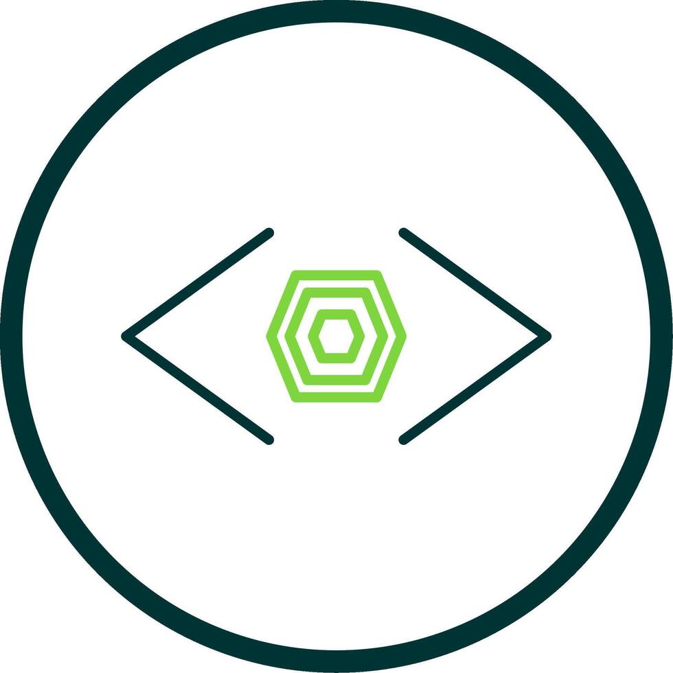 Bracket Line Circle Icon Design 43635032 Vector Art at Vecteezy