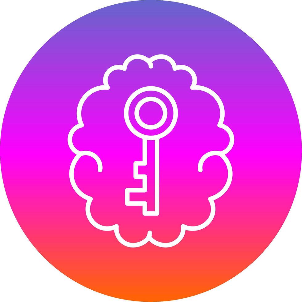 Knowledge Line Gradient Circle Icon 43635515 Vector Art at Vecteezy