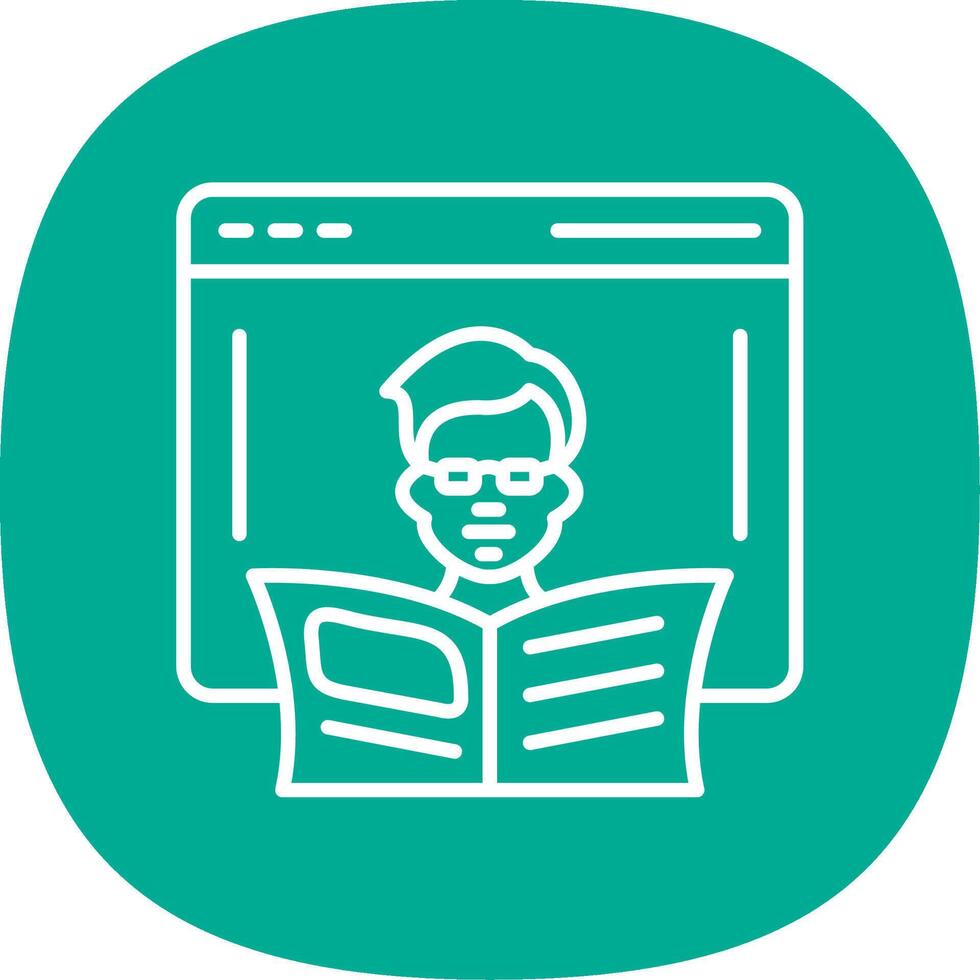 Learn Line Curve Icon Design 43636788 Vector Art at Vecteezy