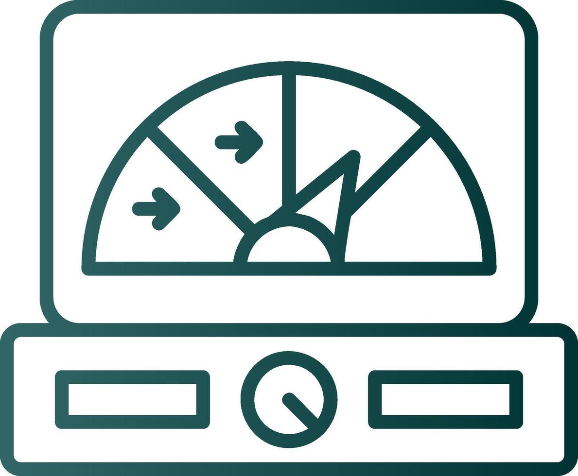 Gauge Line Gradient Icon 43641557 Vector Art at Vecteezy