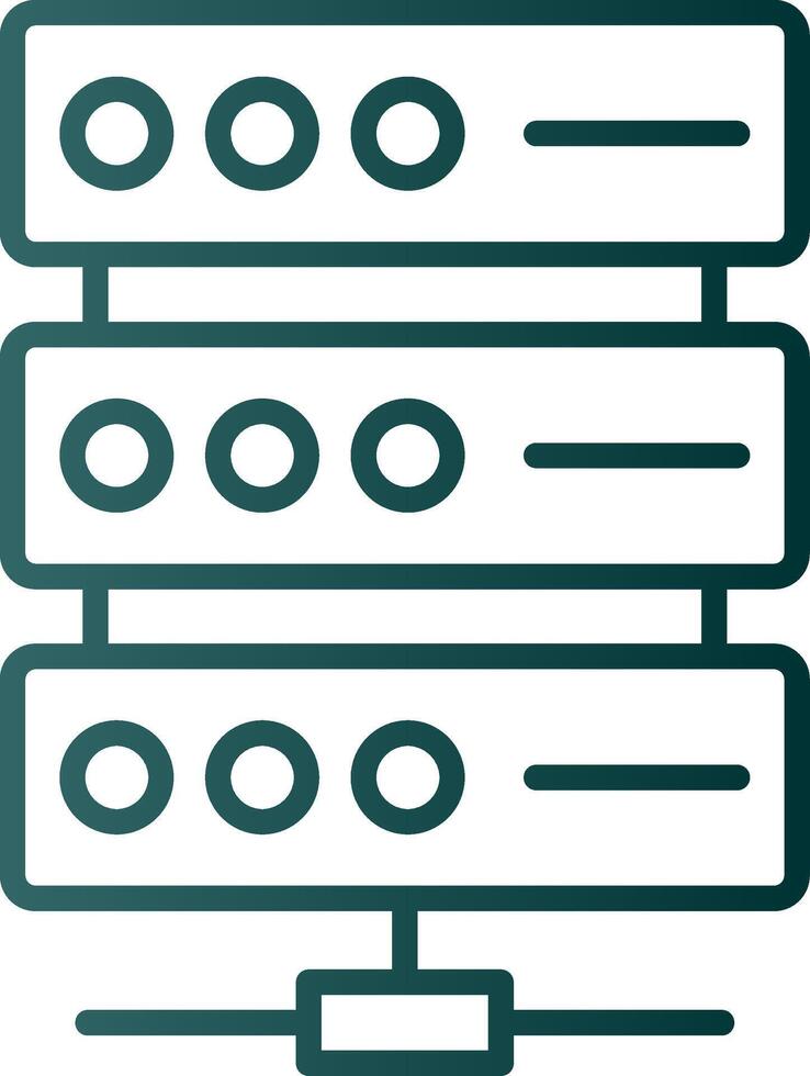 Server Line Gradient Icon 43643740 Vector Art At Vecteezy