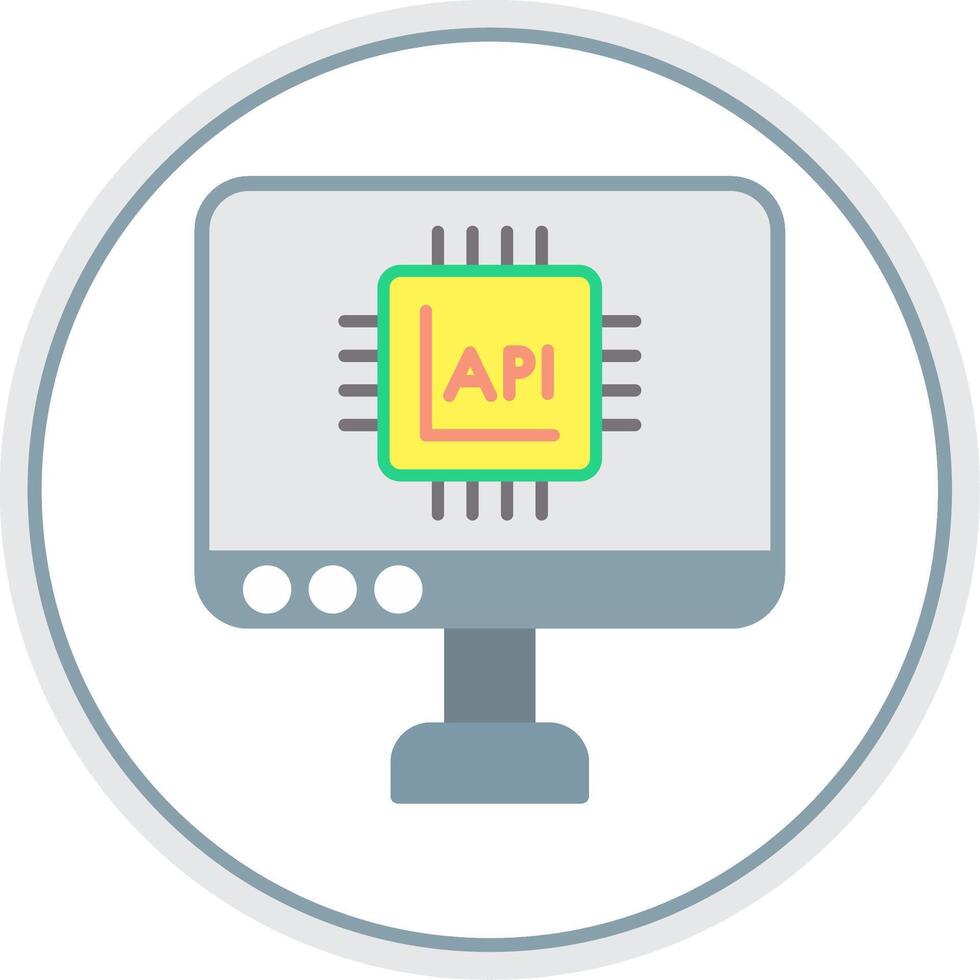 Api Interface Flat Circle Icon 43644461 Vector Art at Vecteezy