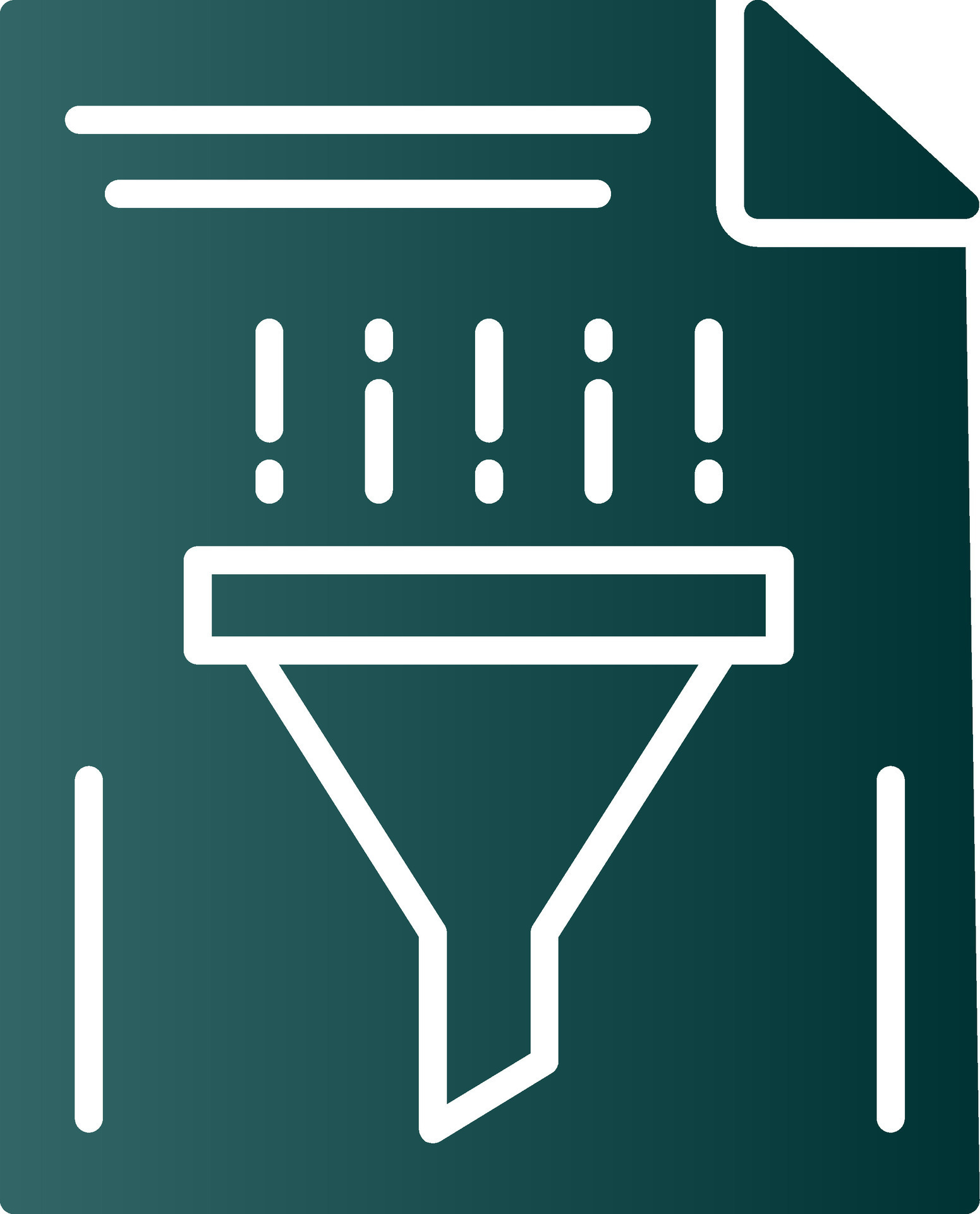 Filtering Glyph Gradient Icon 43644589 Vector Art at Vecteezy