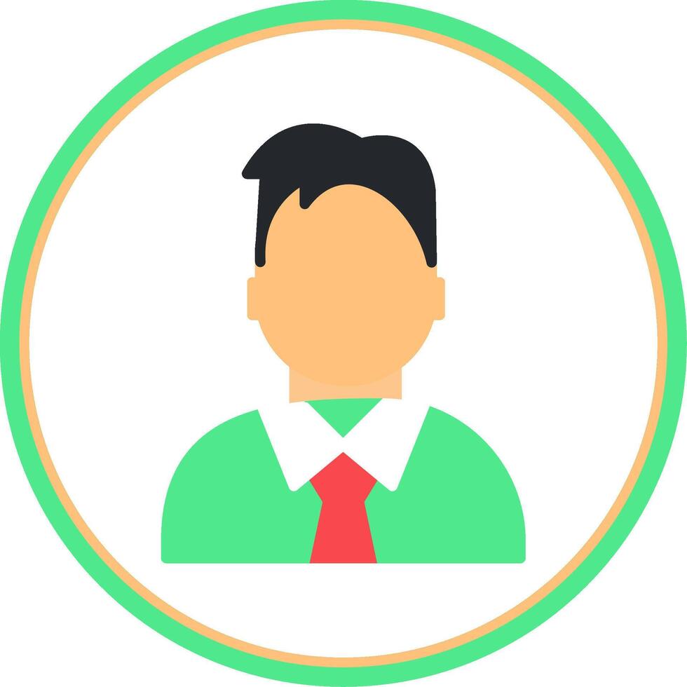 Admin Flat Circle Icon 43645144 Vector Art at Vecteezy