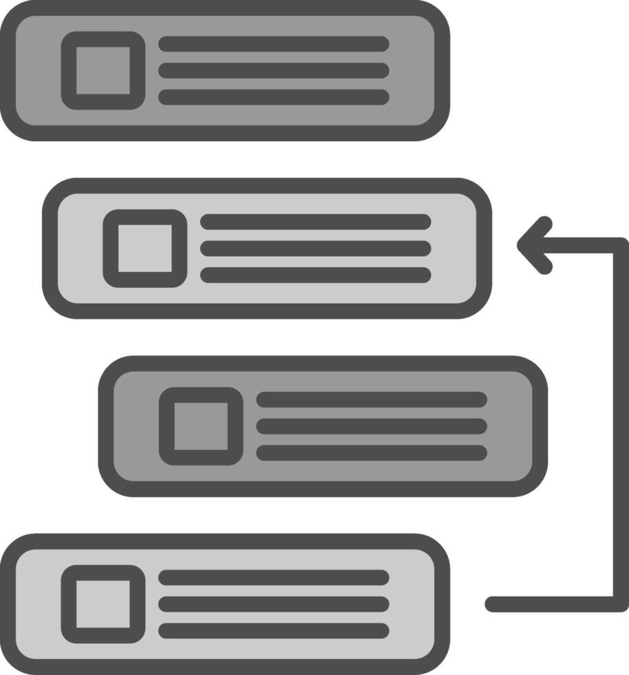 Backlog Line Filled Greyscale Icon Design 43645202 Vector Art at Vecteezy