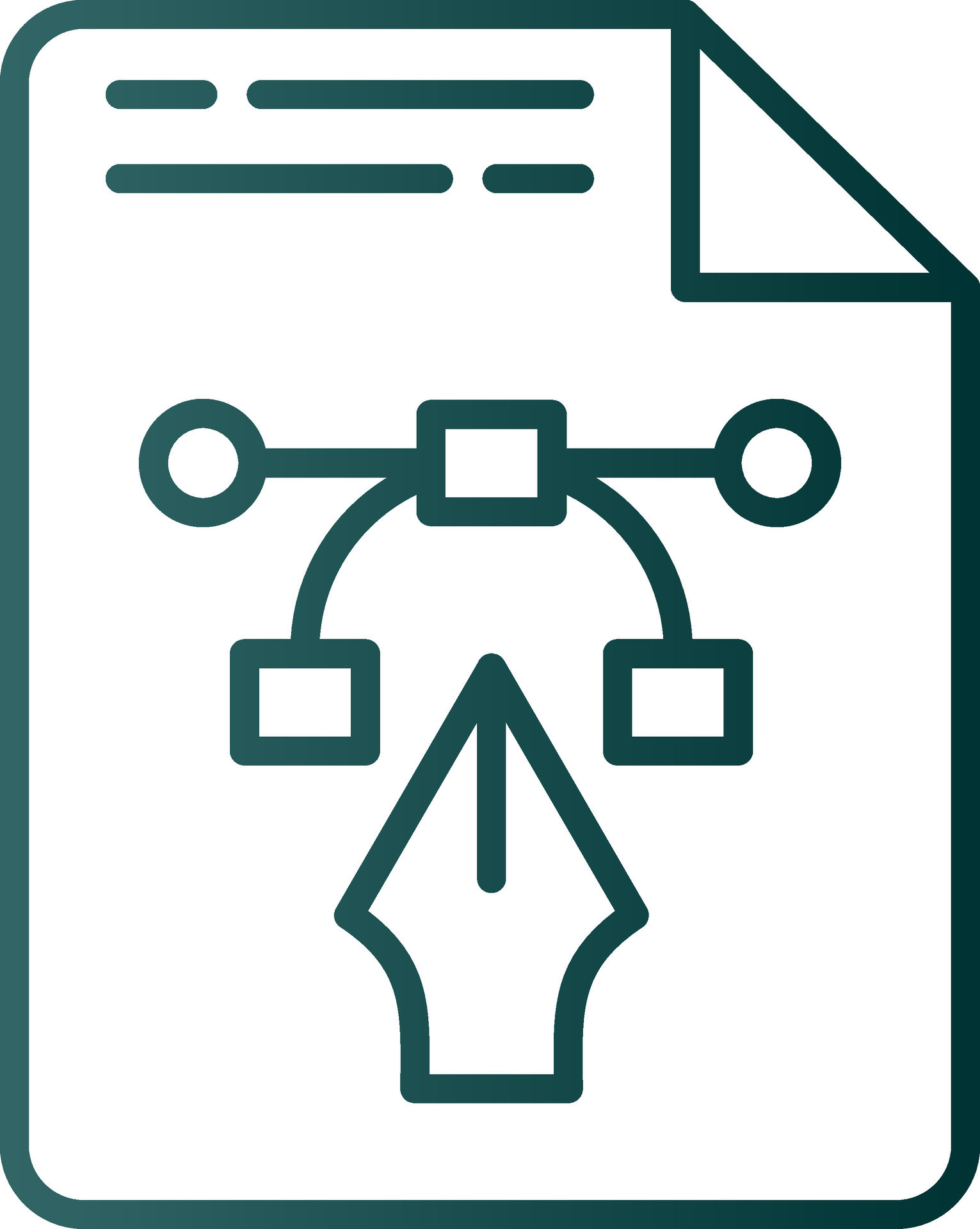 File Line Gradient Icon 43647060 Vector Art at Vecteezy