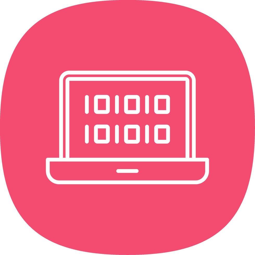 Binary Code Line Curve Icon Design 43647741 Vector Art At Vecteezy