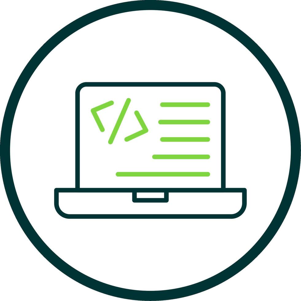 Programming Line Circle Icon Design 43659542 Vector Art at Vecteezy