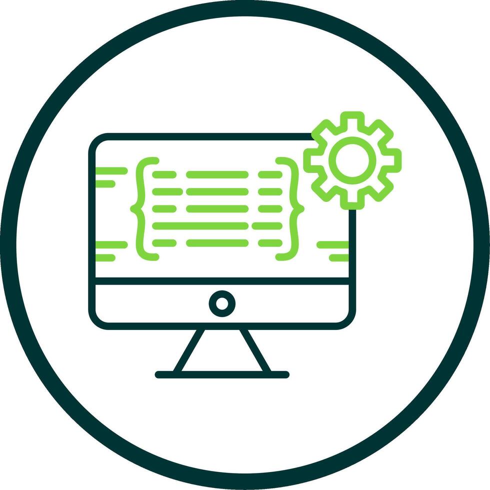 Programming Line Circle Icon Design 43666065 Vector Art at Vecteezy