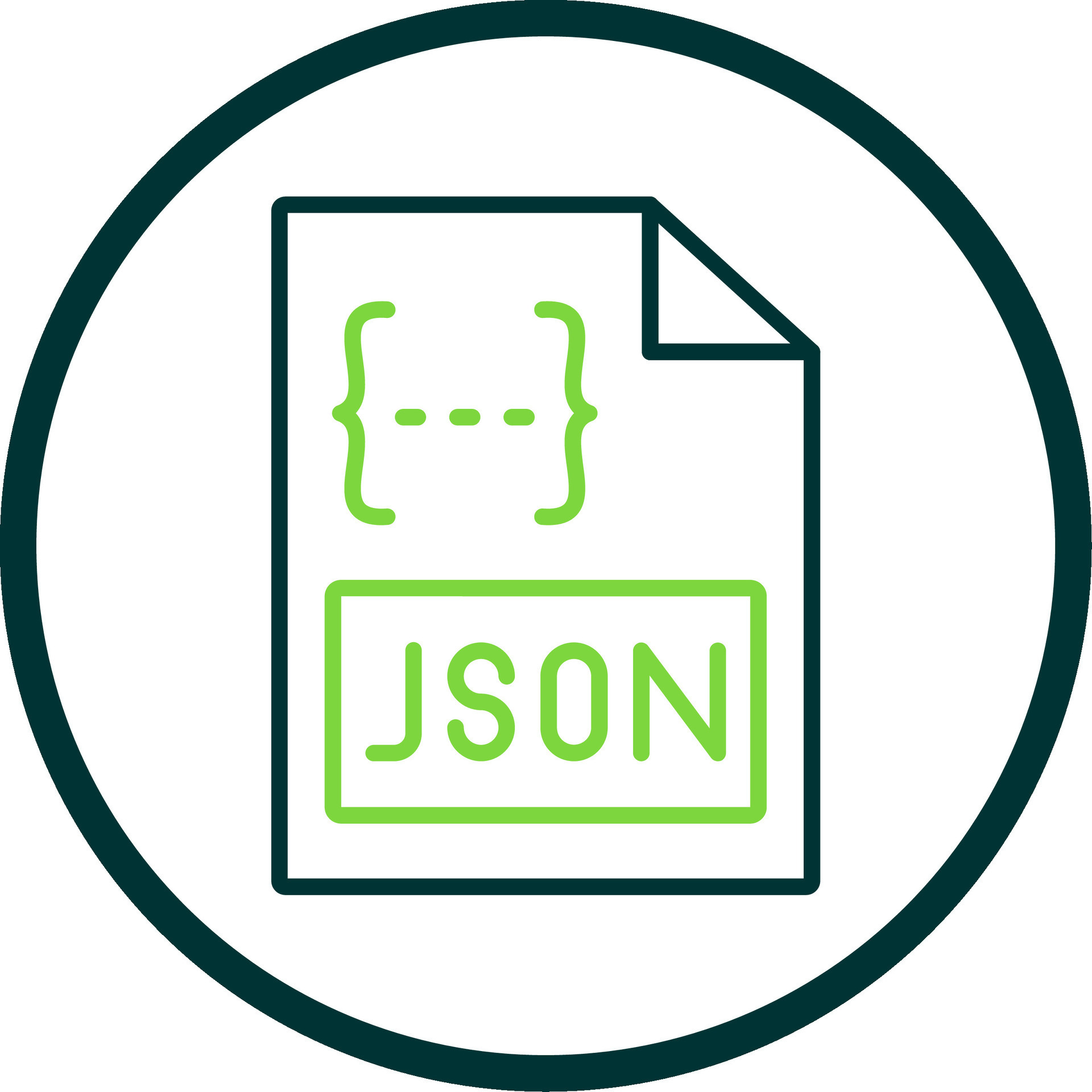 Json Line Circle Icon Design 43666150 Vector Art at Vecteezy Json Line Circle Icon Design 43666150 Vector Art at Vecteezy