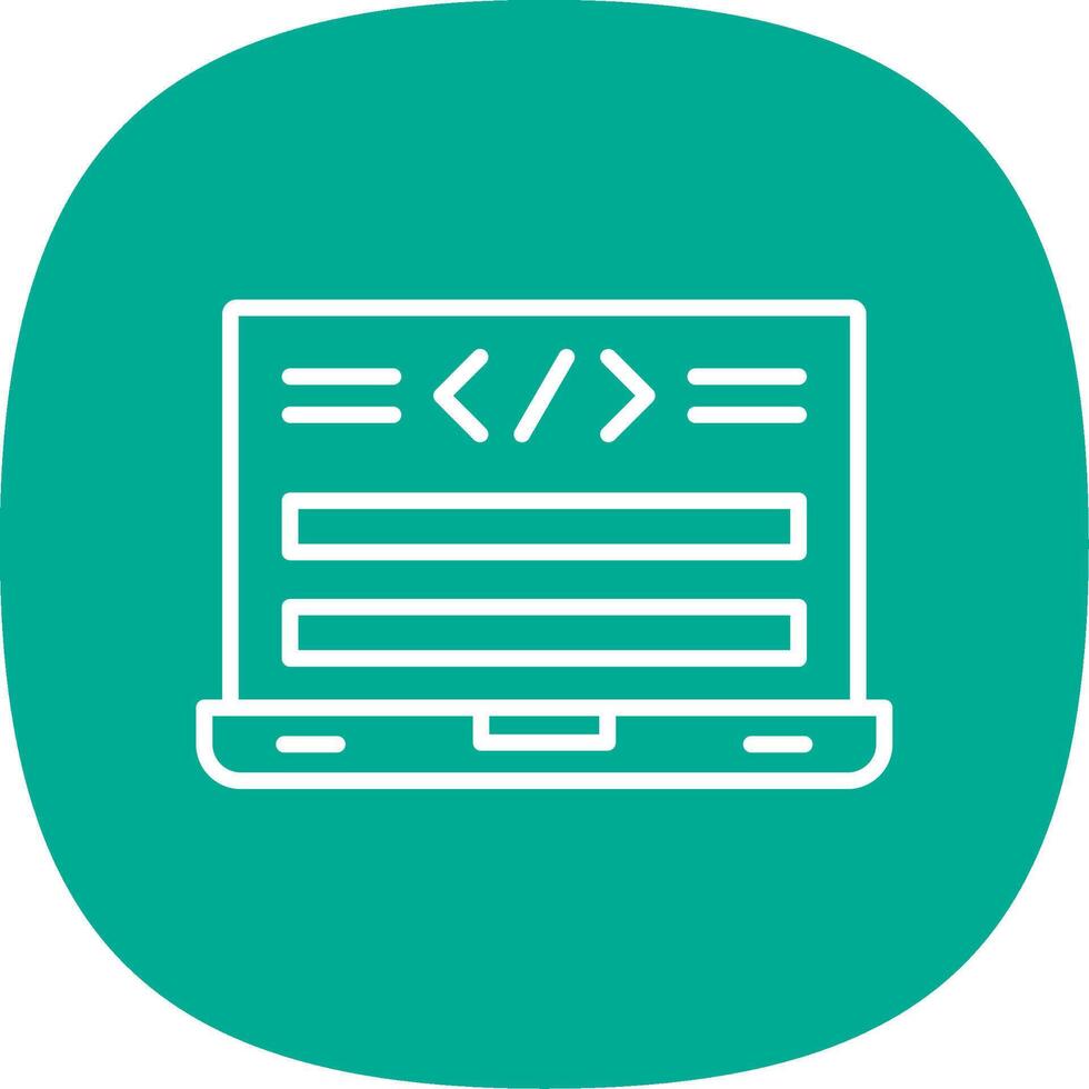 Html Code Line Curve Icon Design 43669234 Vector Art at Vecteezy