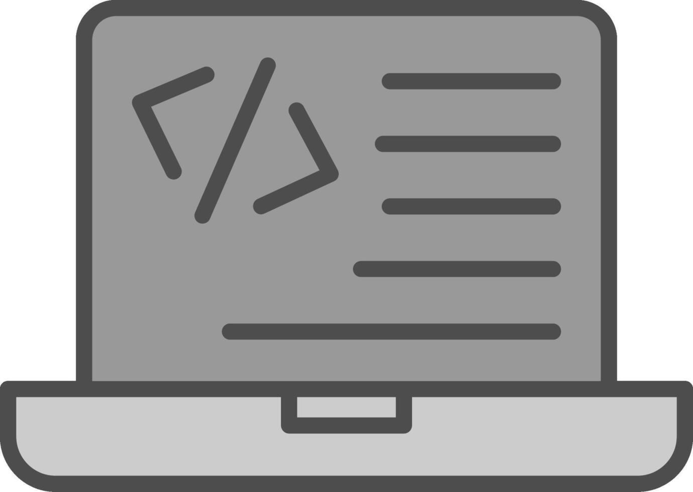 Programming Line Filled Greyscale Icon Design 43676990 Vector Art at ...