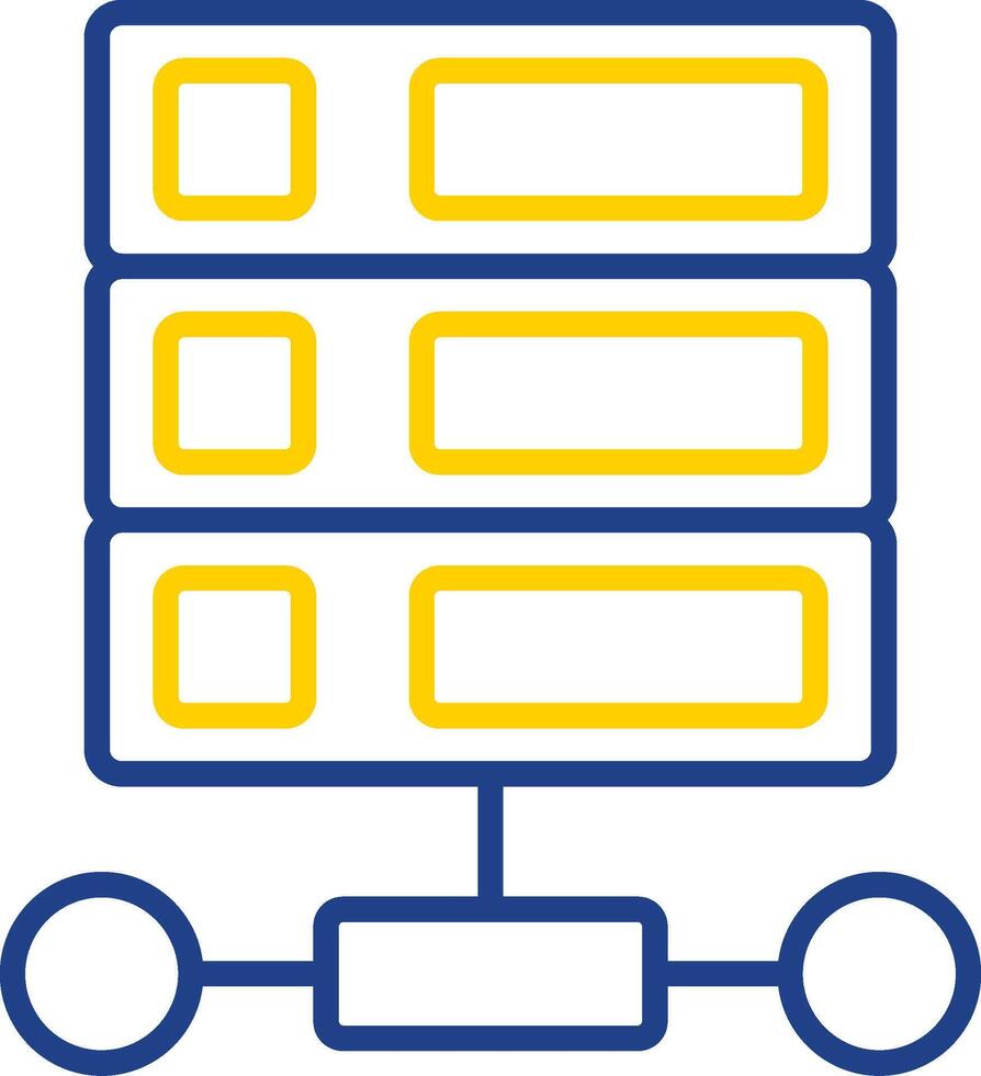 Database Line Two Colour Icon Design 43678964 Vector Art at Vecteezy