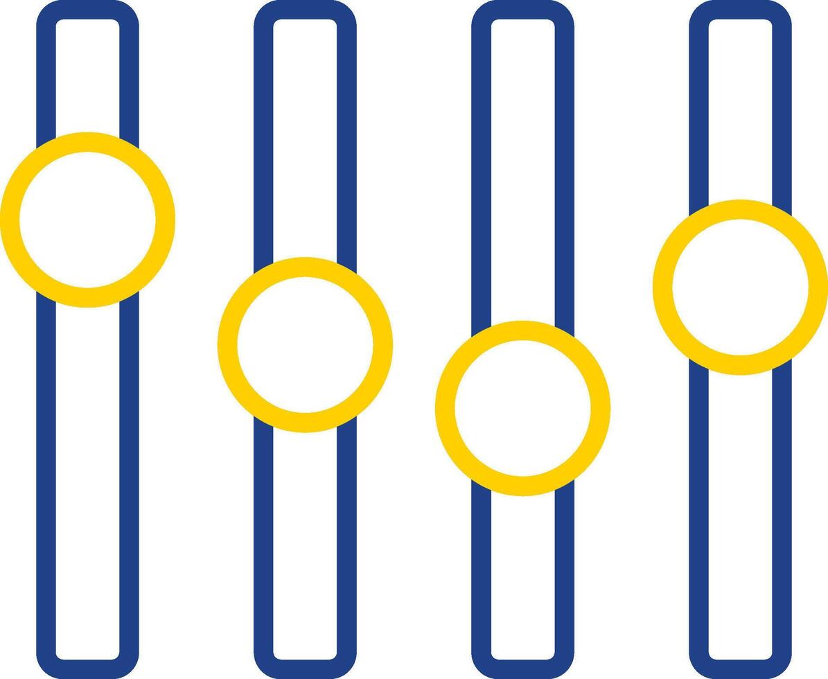 Sliders Line Two Colour Icon Design 43680132 Vector Art at Vecteezy