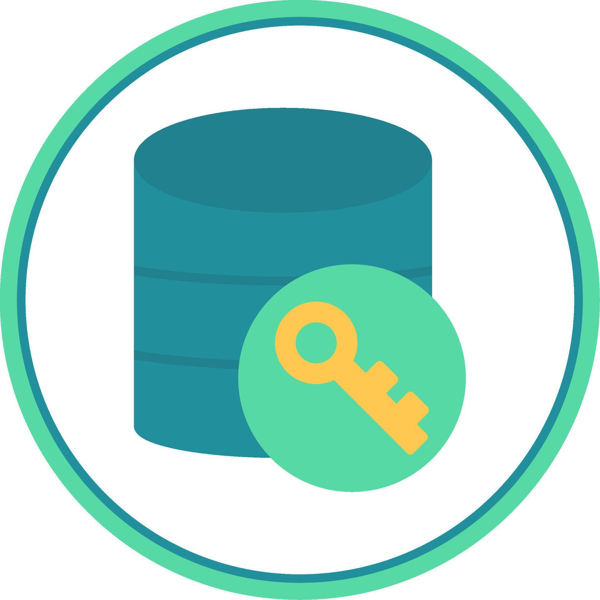 Database Encryption Flat Circle Icon 43681061 Vector Art at Vecteezy