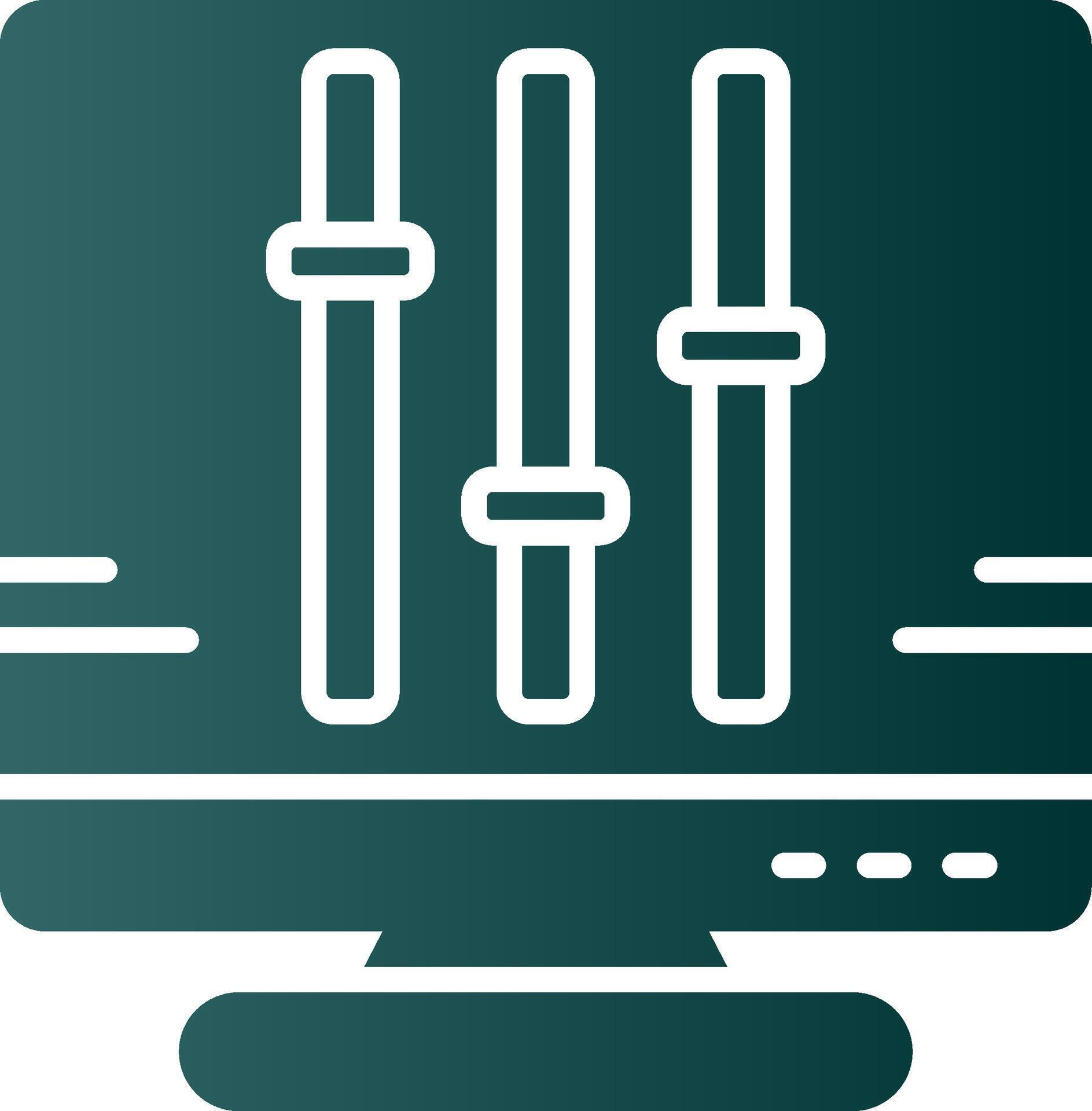 Equalization Glyph Gradient Icon 43683267 Vector Art at Vecteezy