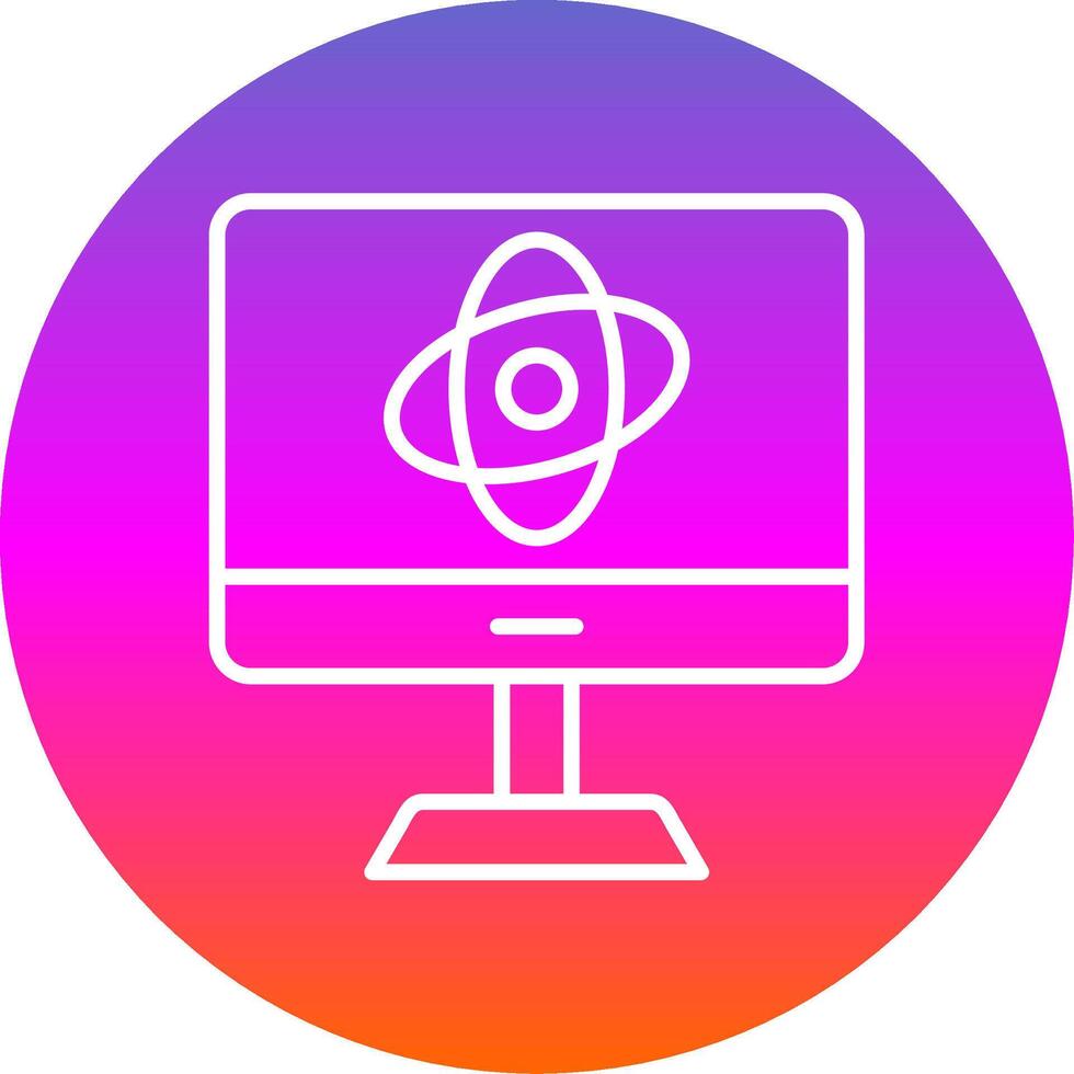 Computer Science Line Gradient Circle Icon 43683460 Vector Art at Vecteezy