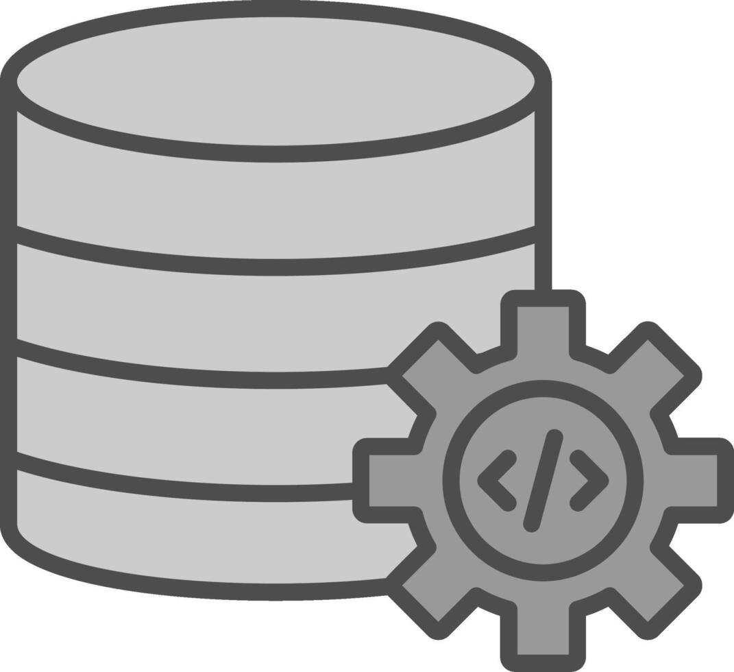 Database Line Filled Greyscale Icon Design 43686921 Vector Art at Vecteezy