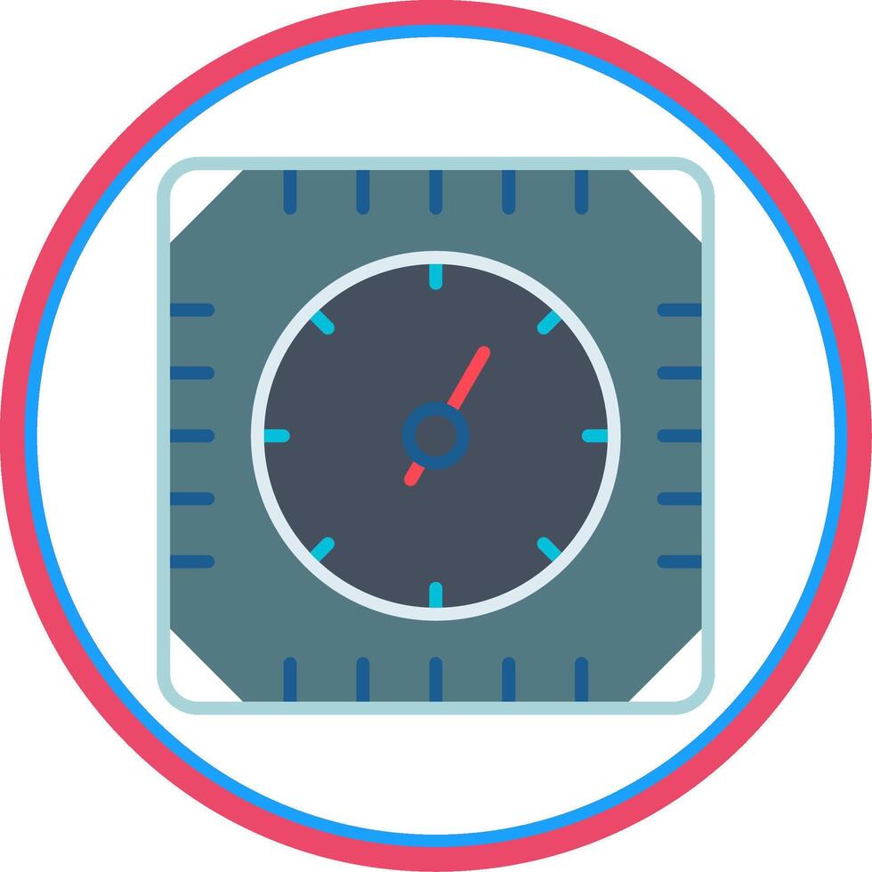 Gauge Flat Circle Icon 43689296 Vector Art at Vecteezy