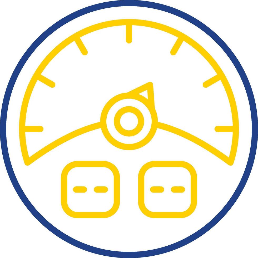 Gauge Line Two Colour Icon Design 43693784 Vector Art at Vecteezy