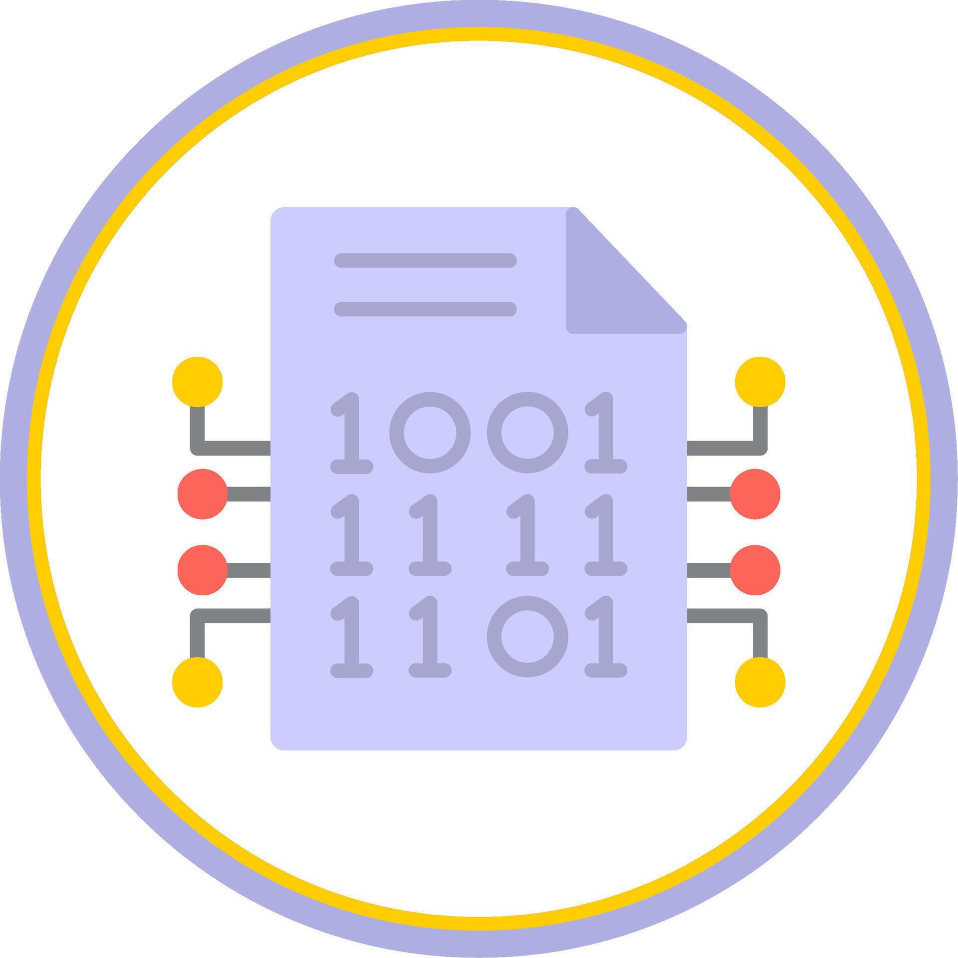 Encryption Data Flat Circle Icon 43694124 Vector Art at Vecteezy