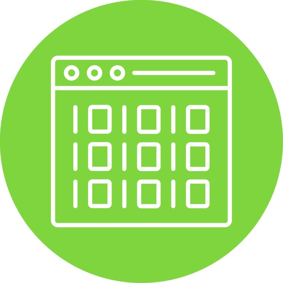 Binary Multi Color Circle Icon 43696027 Vector Art at Vecteezy