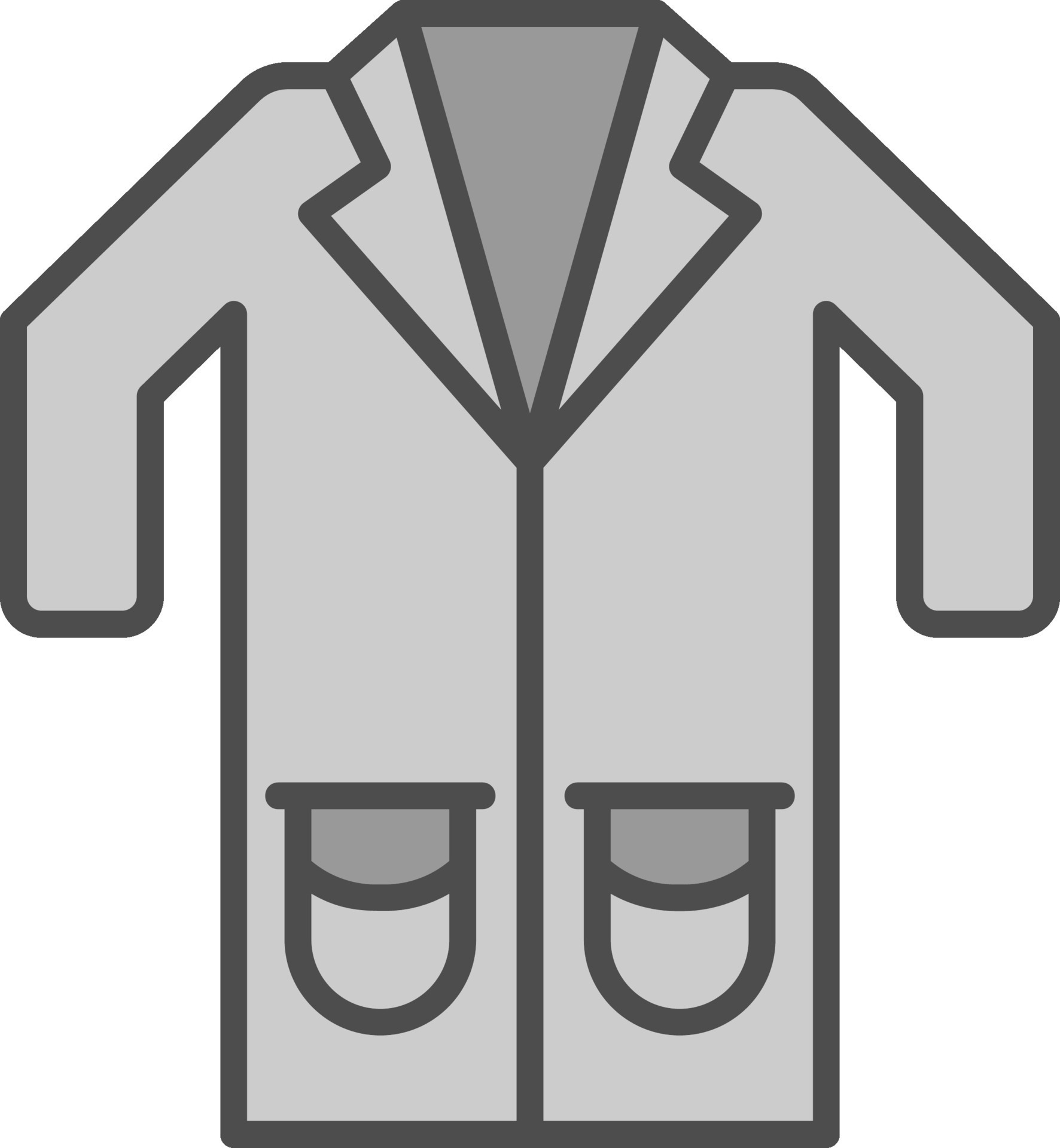Lab Coat Line Filled Greyscale Icon Design 43696169 Vector Art at Vecteezy Lab Coat Line Filled Greyscale Icon Design 43696169 Vector Art at Vecteezy