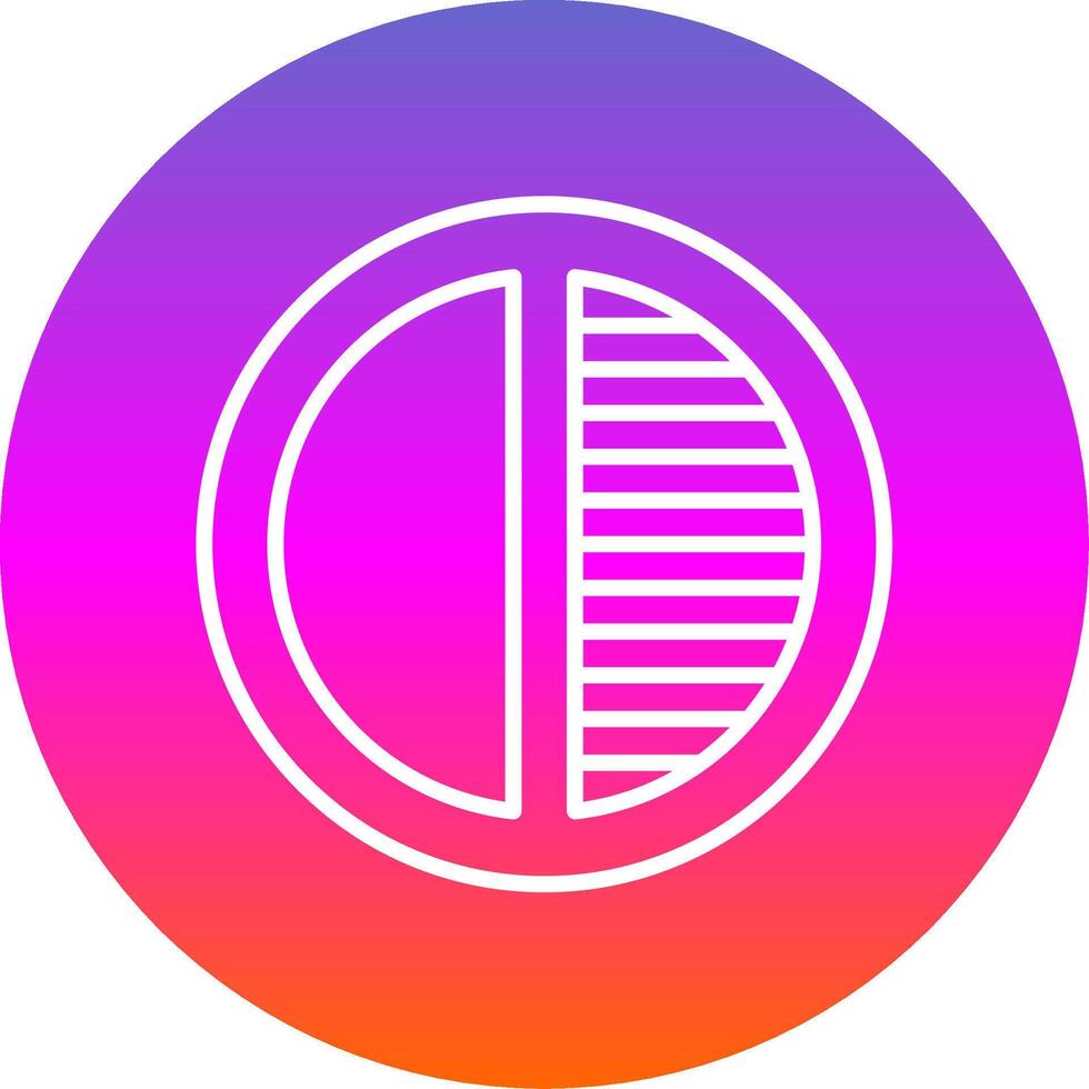Contrast Line Gradient Circle Icon 43699409 Vector Art At Vecteezy