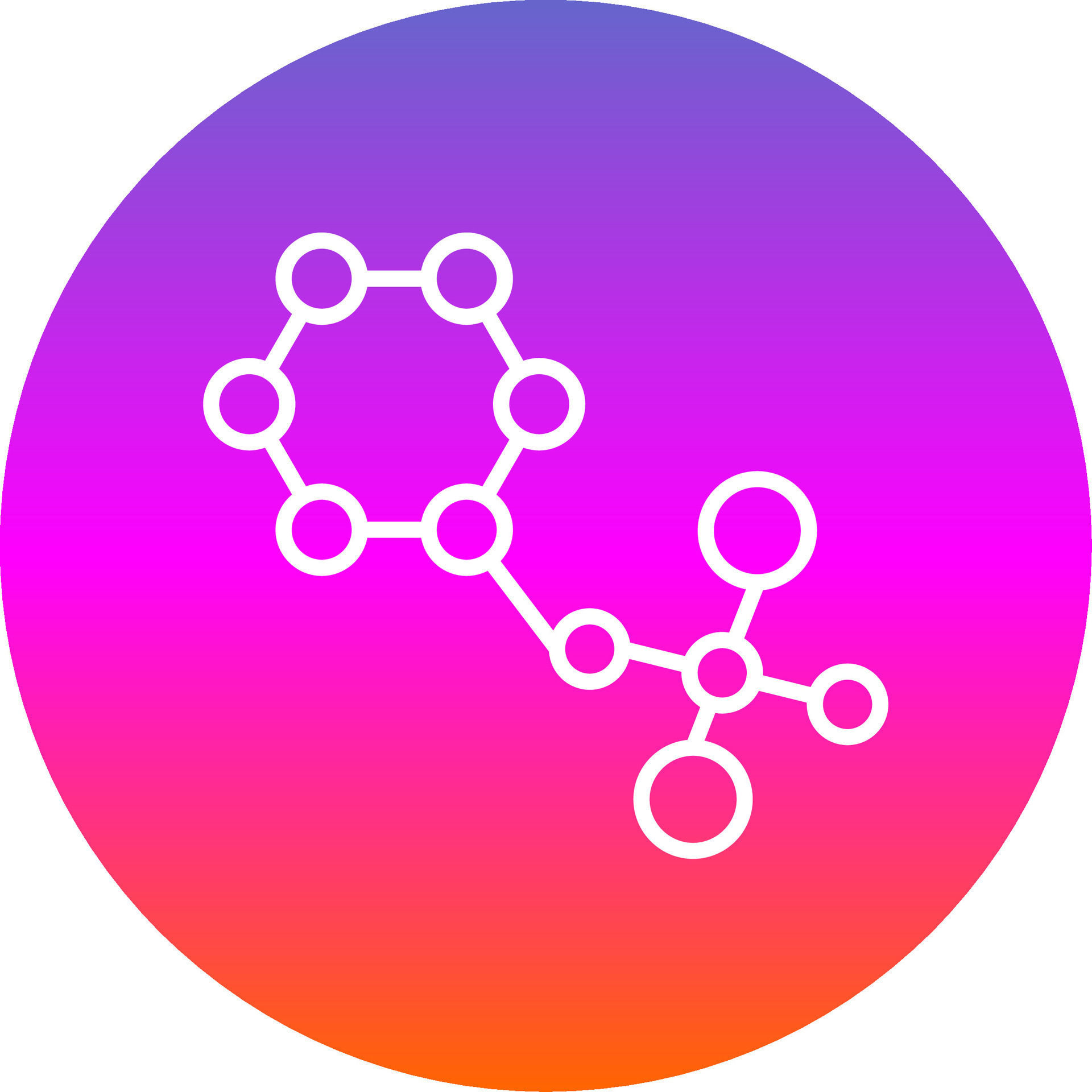 Molecules Line Gradient Circle Icon 43701146 Vector Art at Vecteezy Molecules Line Gradient Circle Icon 43701146 Vector Art at Vecteezy
