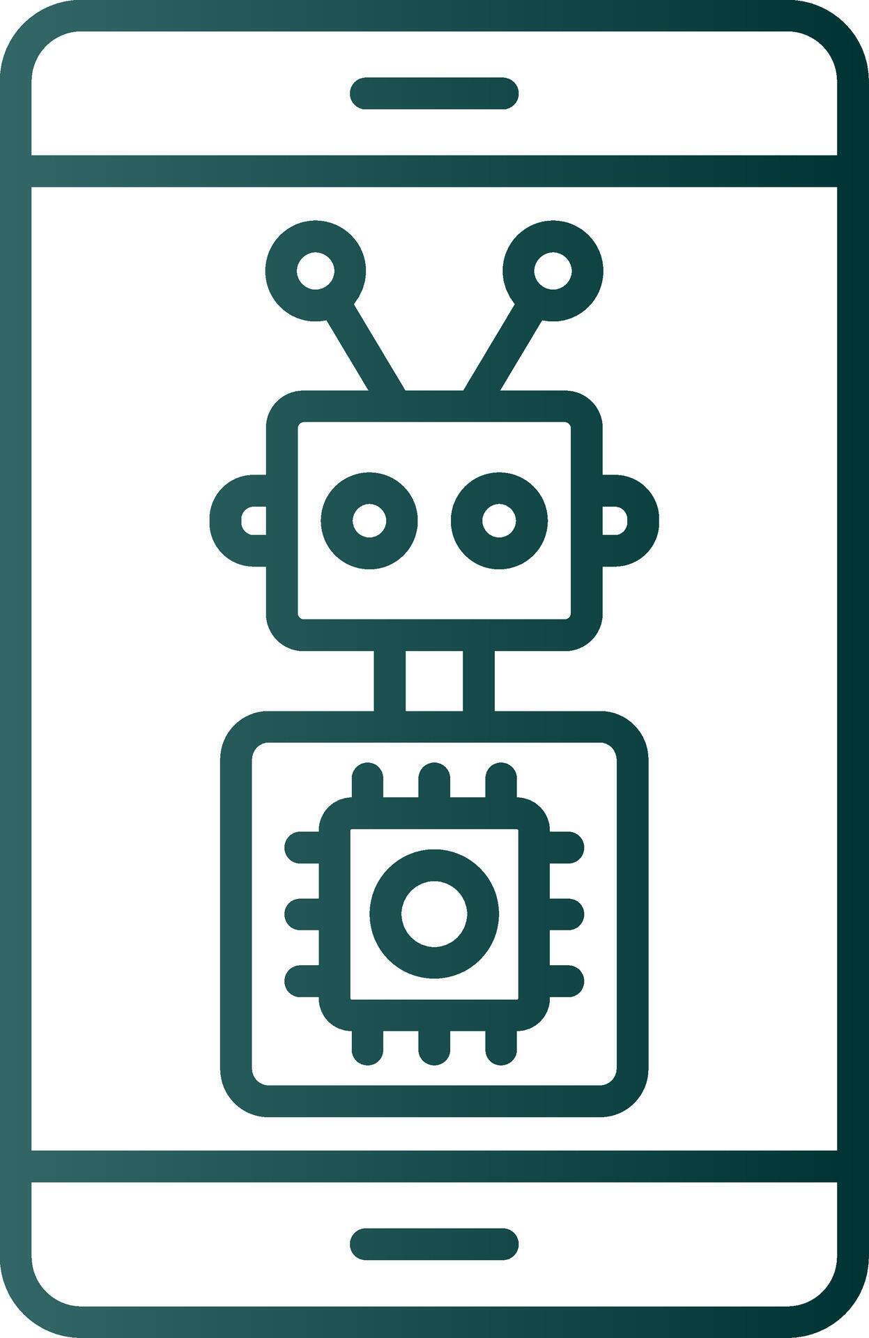 Assistant Line Gradient Icon 43703353 Vector Art at Vecteezy