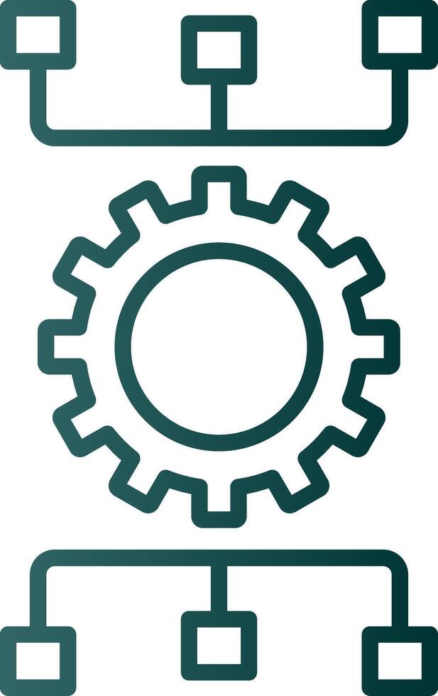 Workflow Planning Line Gradient Icon 43703491 Vector Art at Vecteezy