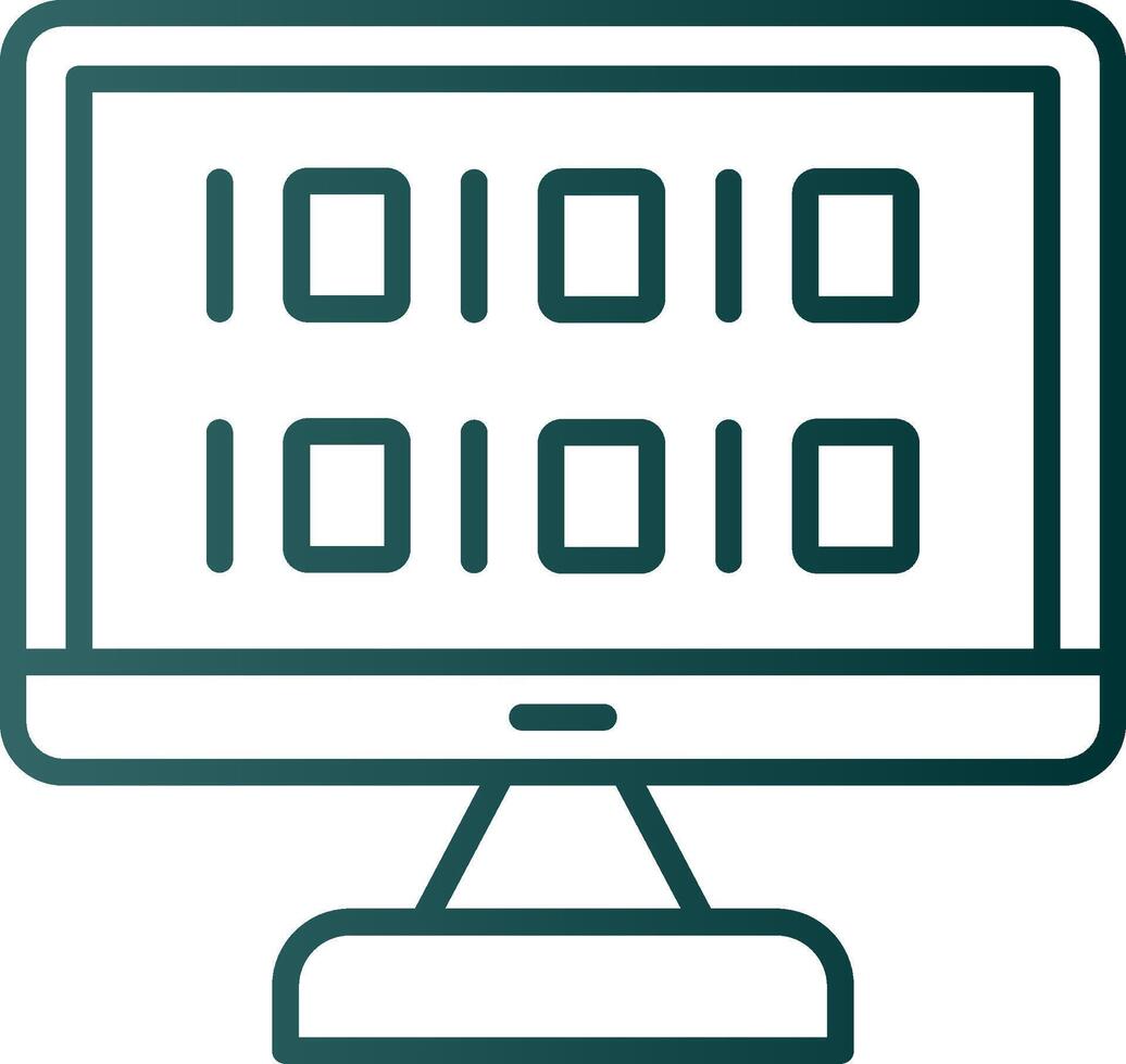 Algorithm Line Gradient Icon 43703503 Vector Art At Vecteezy