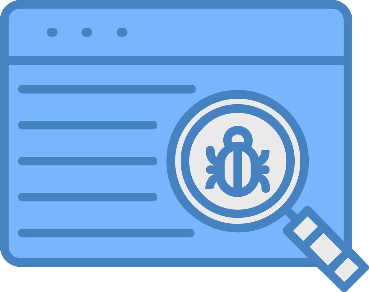 Web Coding Line Filled Blue Icon 43705720 Vector Art at Vecteezy