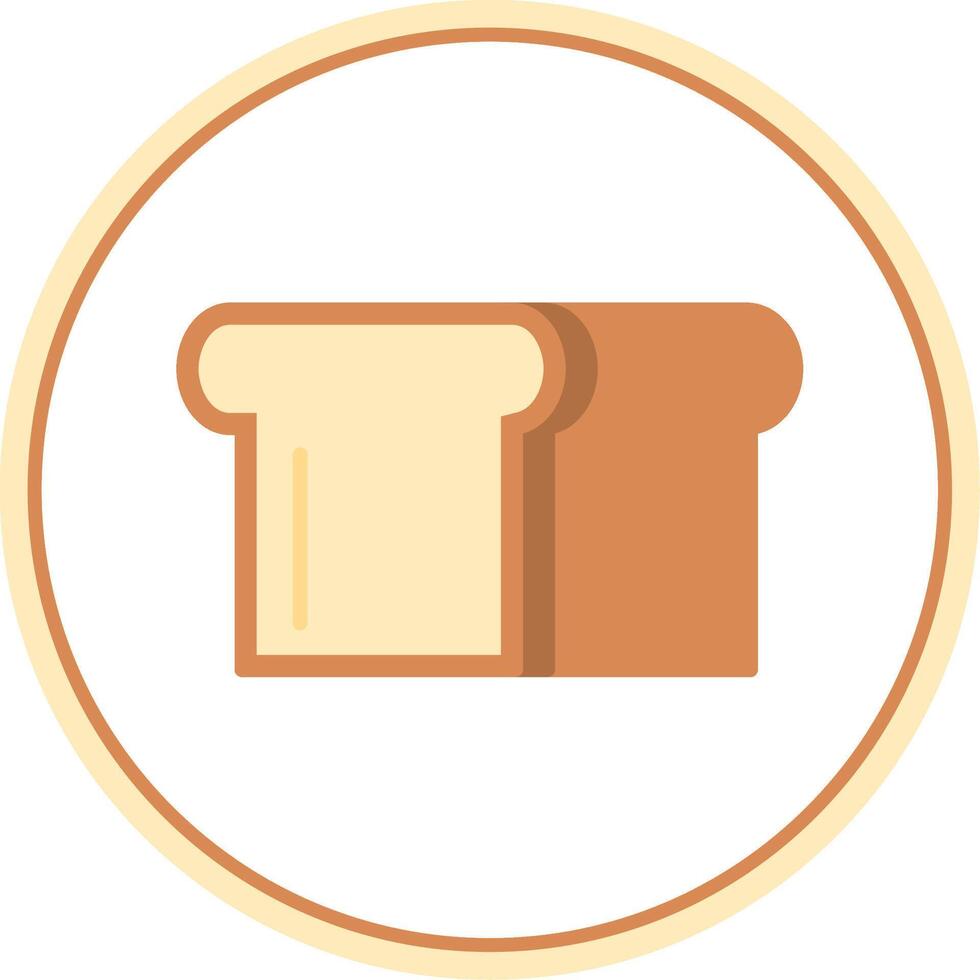 Bread Flat Circle Icon 43708313 Vector Art at Vecteezy