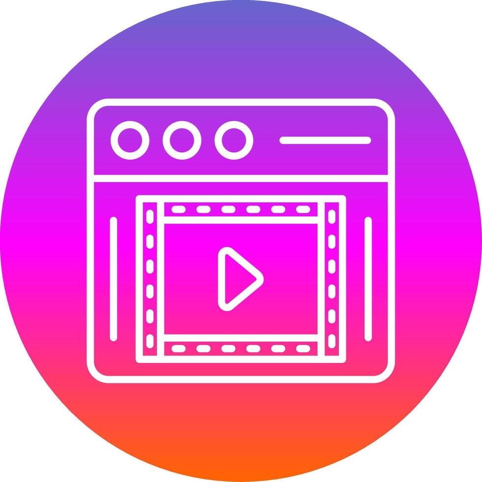 Editing Line Gradient Circle Icon 43713009 Vector Art at Vecteezy