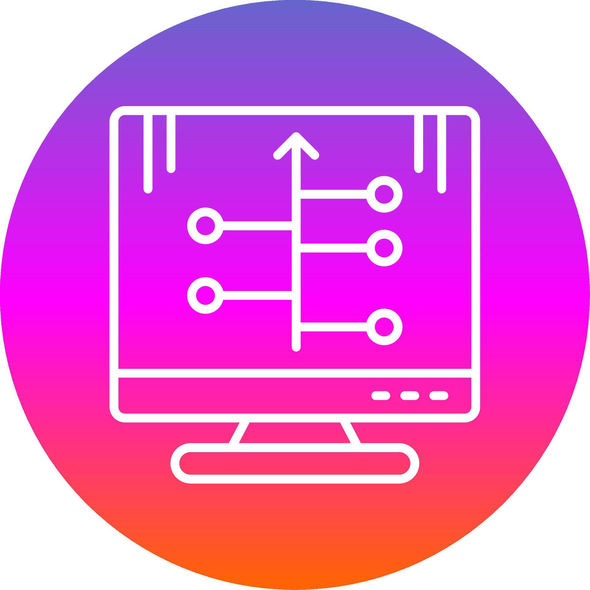 Timeline Gradient Circle Line Gradient Circle Icon 43714474 Vector Art