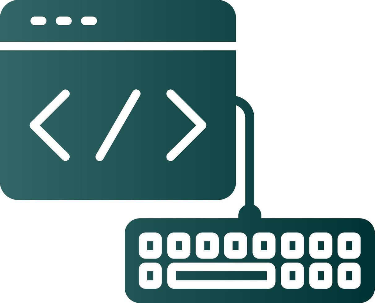 Web Development Glyph Gradient Icon 43716830 Vector Art at Vecteezy