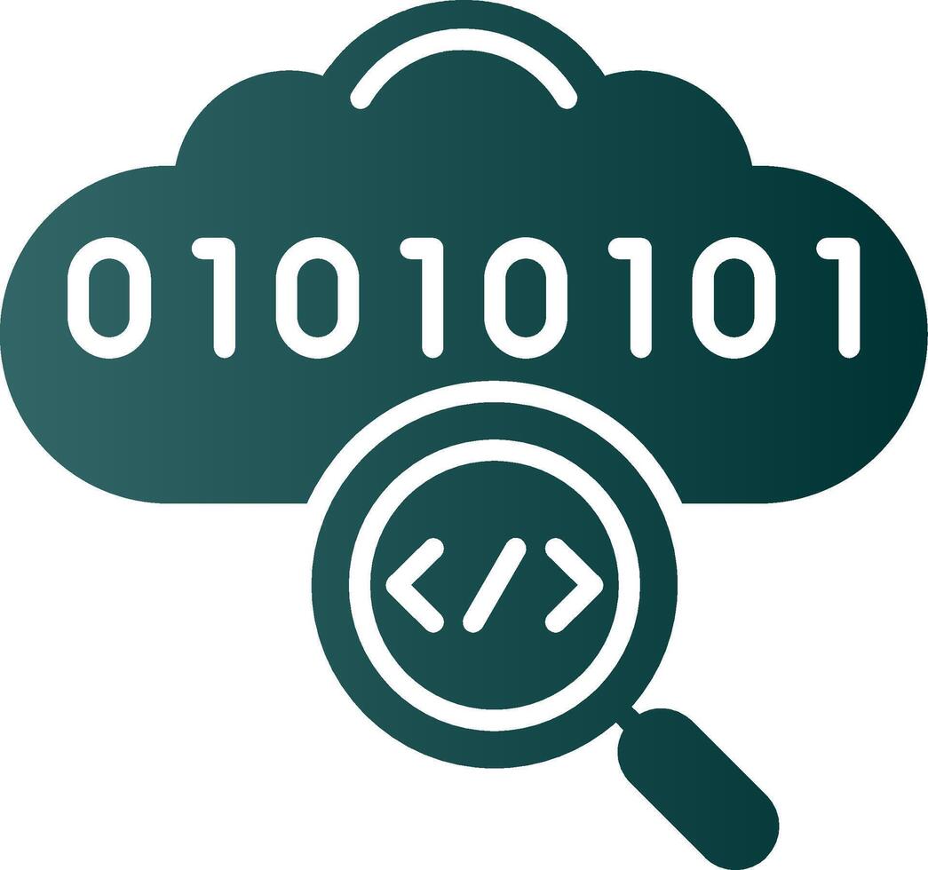 Cloud Coding Glyph Gradient Icon 43716995 Vector Art at Vecteezy