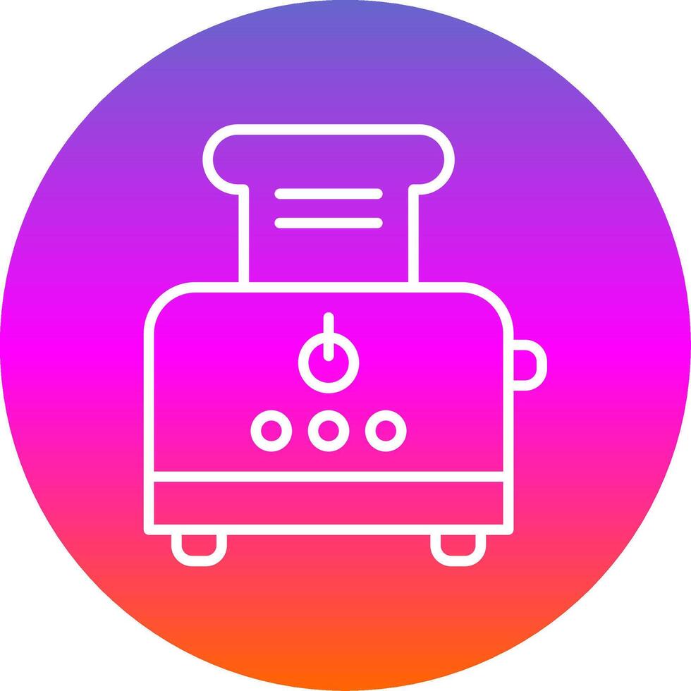 Toaster Line Gradient Circle Icon 43717705 Vector Art at Vecteezy Toaster Line Gradient Circle Icon 43717705 Vector Art at Vecteezy