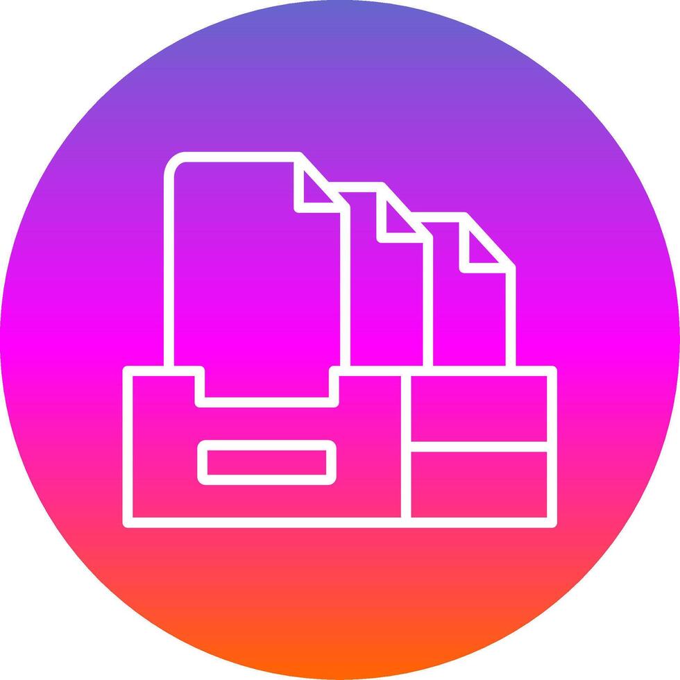 Files Line Gradient Circle Icon 43718072 Vector Art at Vecteezy