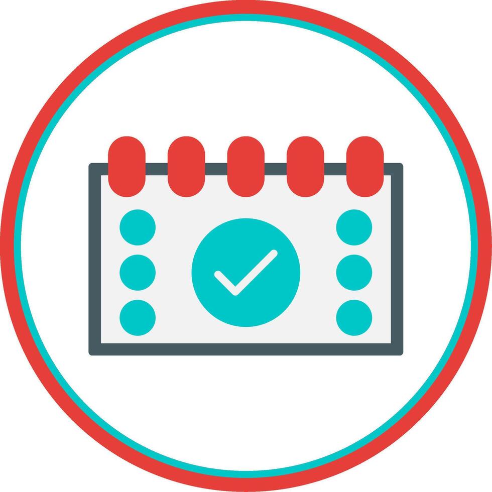 Tasks Flat Circle Icon 43720667 Vector Art at Vecteezy