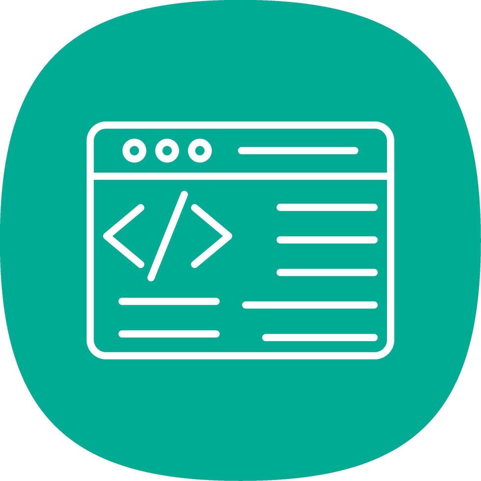 Programming Line Curve Icon Design 43723602 Vector Art at Vecteezy