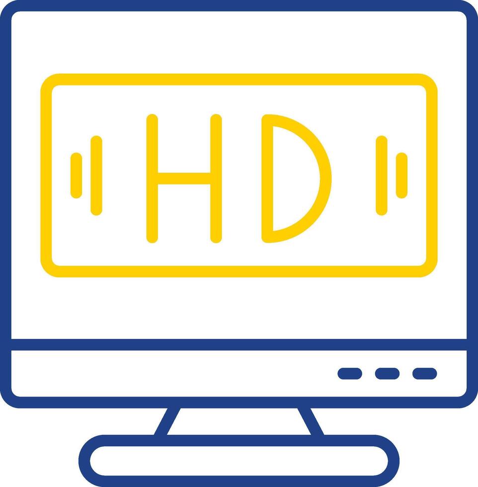 Hd Line Two Colour Icon Design 43727157 Vector Art at Vecteezy