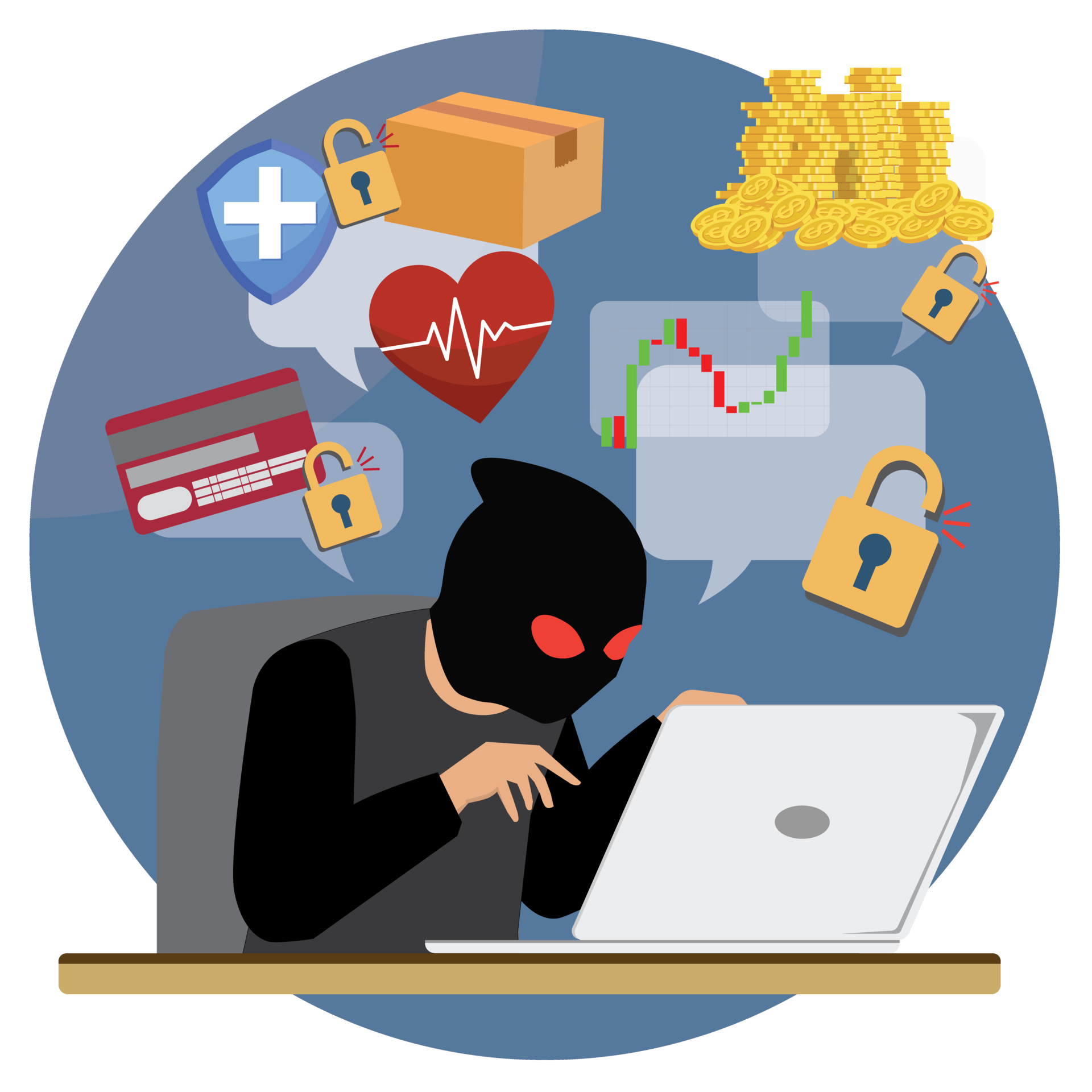 Concept Of Phishing Scam Hacker Attack And Web Security Stolen