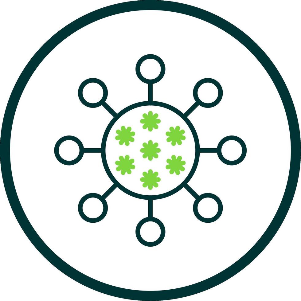 Bacteria Line Circle Icon Design 43732351 Vector Art at Vecteezy
