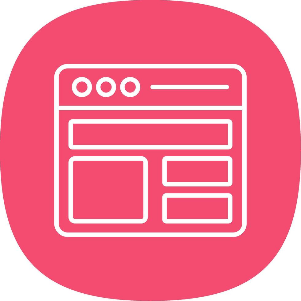 Layout Line Curve Icon Design 43732611 Vector Art at Vecteezy