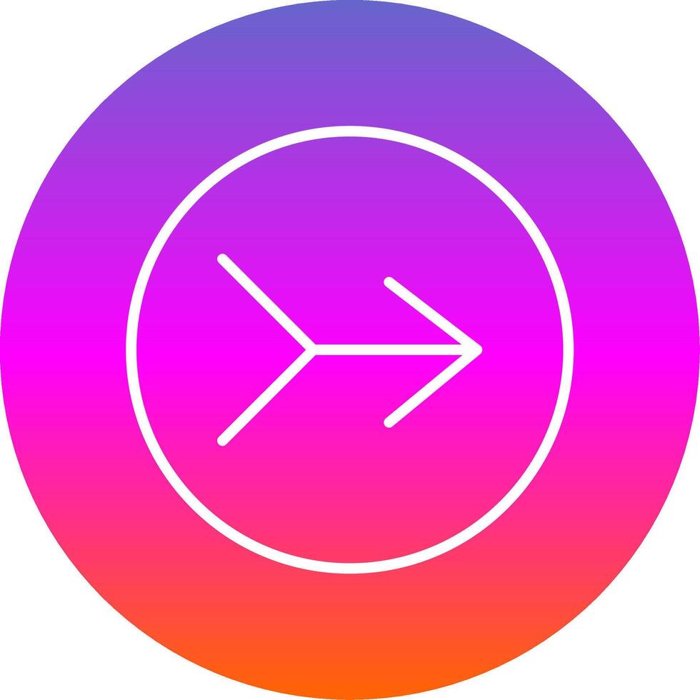 Merge Line Gradient Circle Icon 43736574 Vector Art At Vecteezy