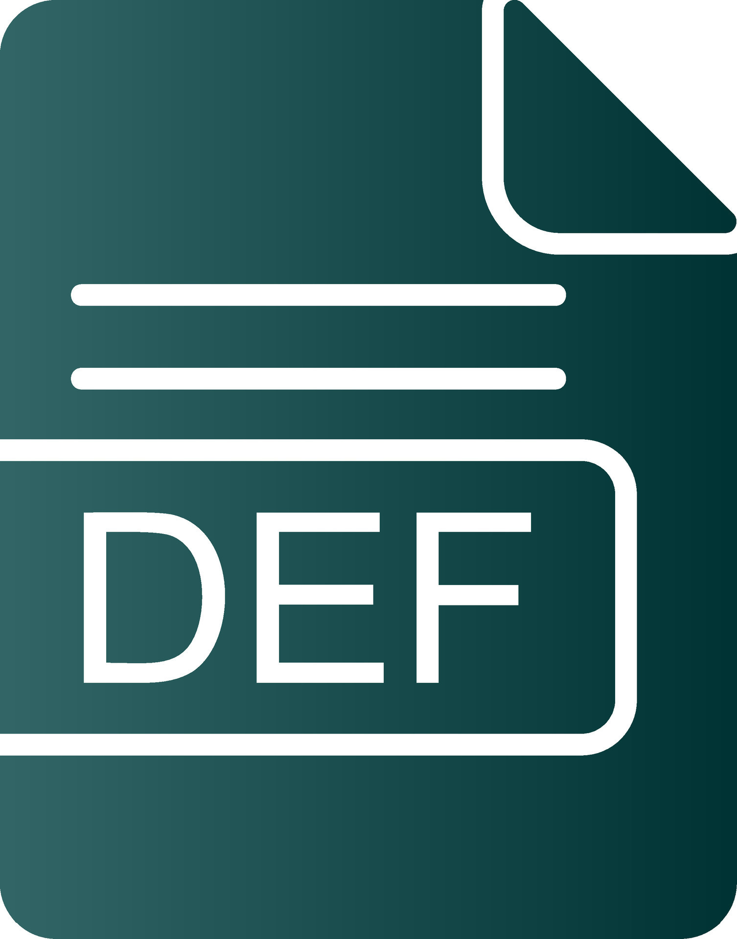 Def File Format Glyph Gradient Icon 43736951 Vector Art At Vecteezy